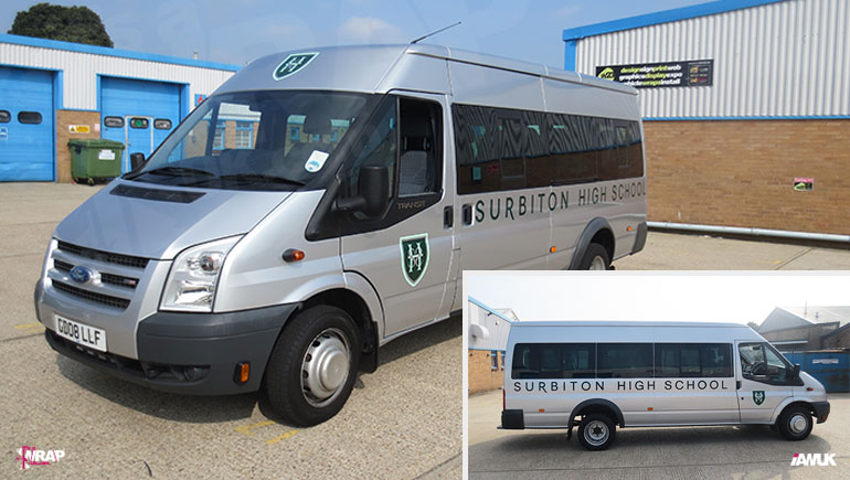 School Mini Bus Graphics, School Bus Signwriting, School Bus Stickers ...